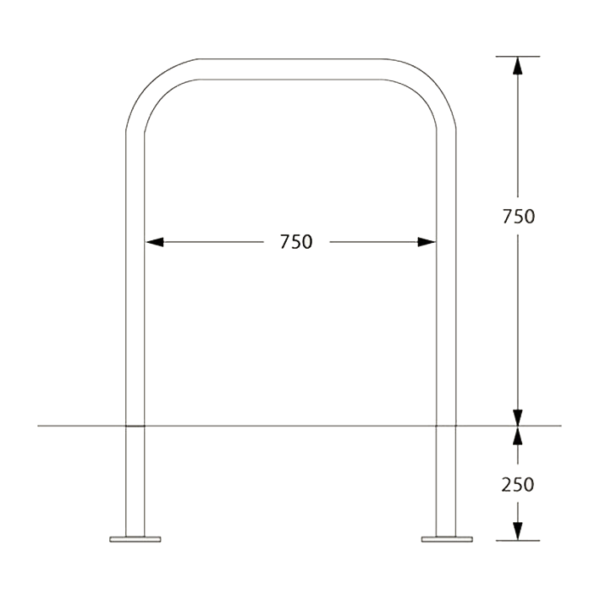 Essentials Cycle Stand 304 Stainless Steel - Rhino Security